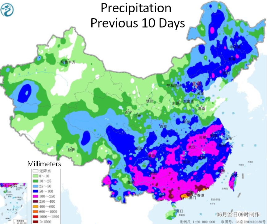 Northeast sees needed rainfall, alleviating soil moisture deficits ...